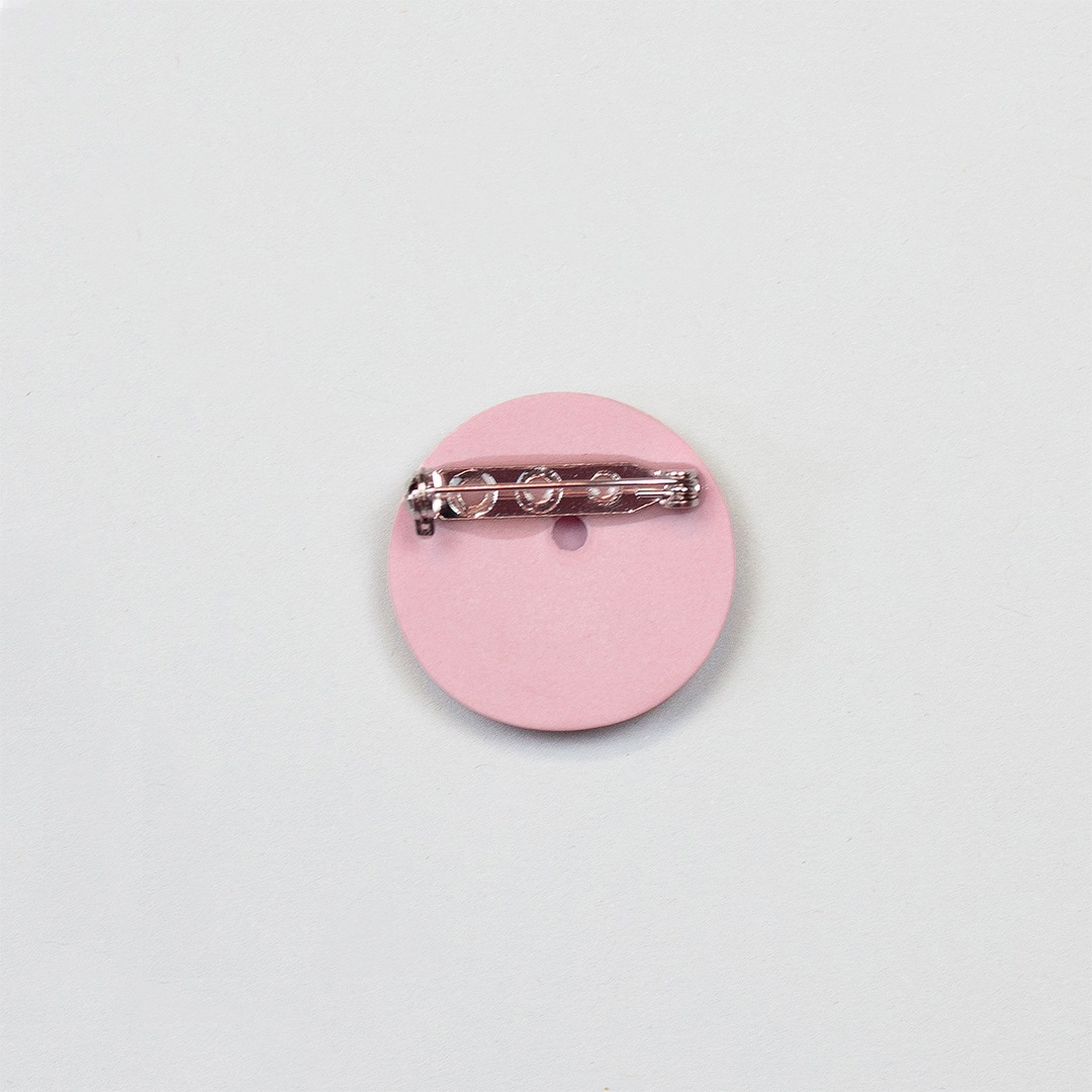Brož Makronka růžová matná :: StehlikDesign